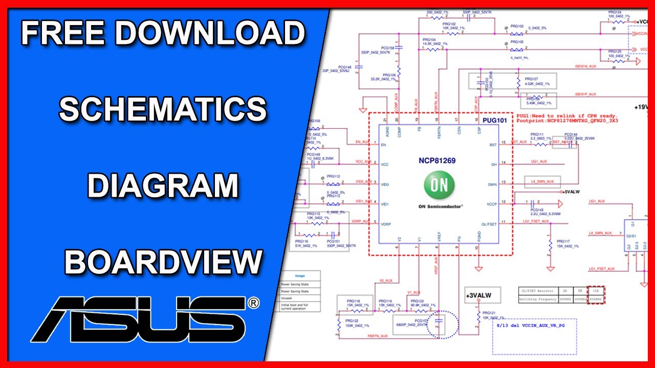 SCHEMATIC ASUS ROG G512LI G712LI REV 2.0 DIAGRAMA ESQUEMATICO - YouTube
