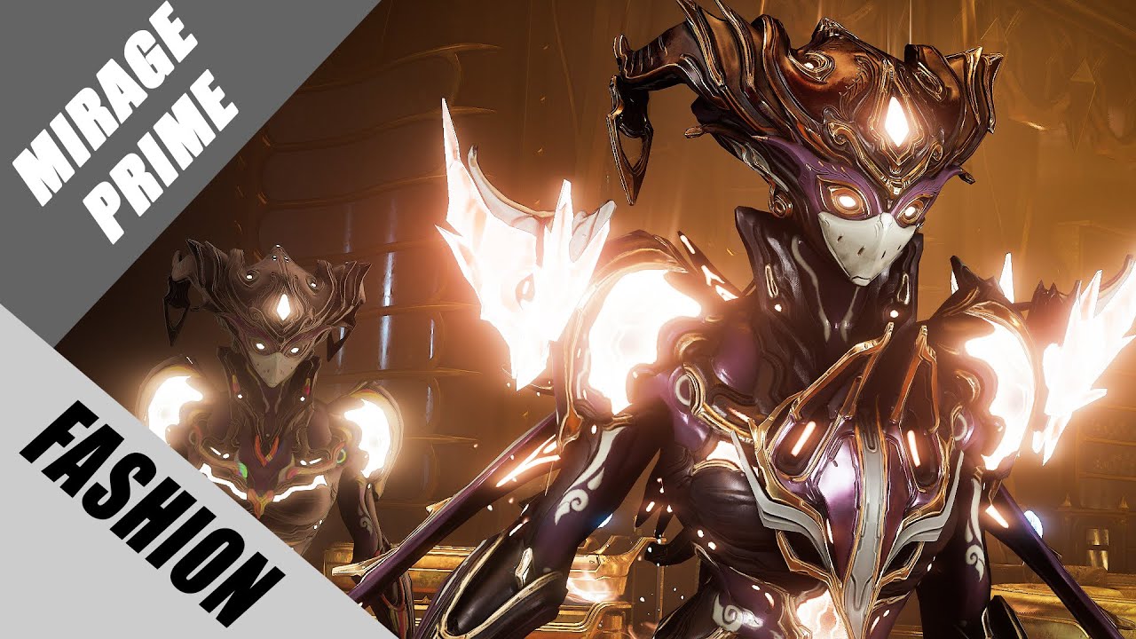 Warframe | Fashion Frame | Mirage Prime : Lethal Illusion - YouTube