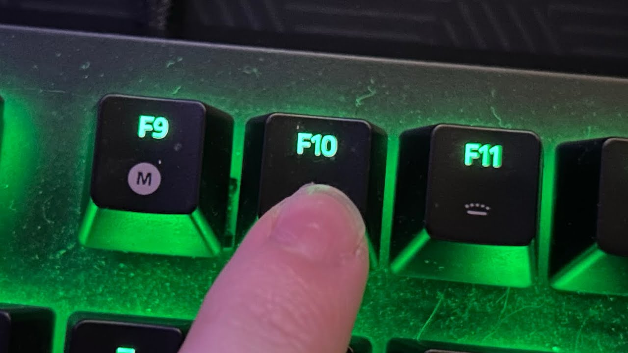 Pressing F10 On My Keyboard Youtube