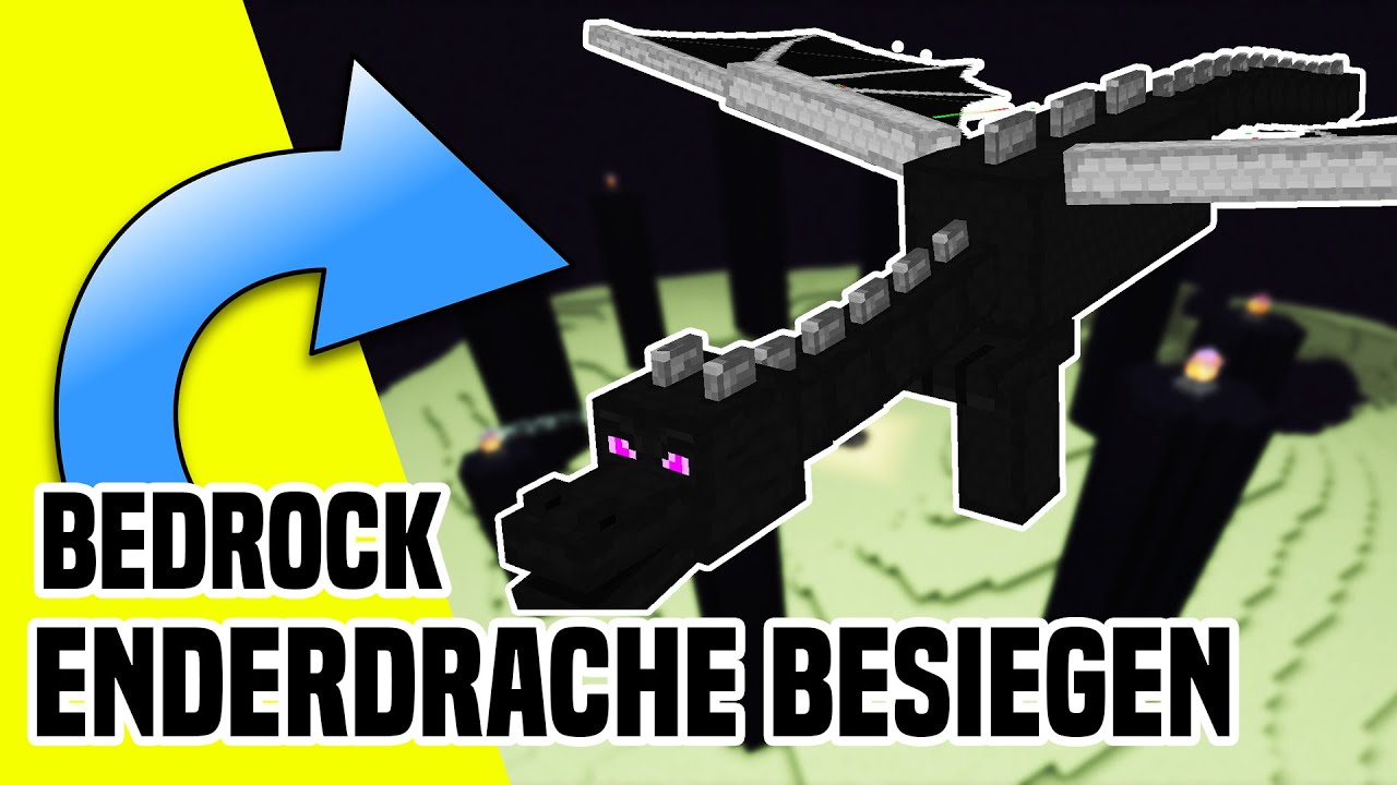 Minecraft Bedrock Enderdrache besiegen | schaffst du es? - YouTube