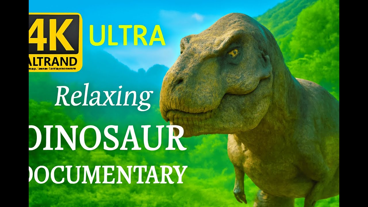 Relaxing Dinosaur Documentary | Prehistoric World with Calming Music ...