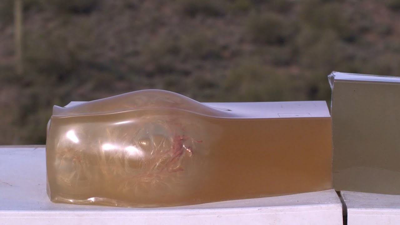 Short Shot: 5.56mm 80gr Hog Strike Gel Test - YouTube