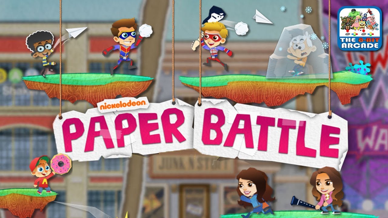 Nickelodeon: Paper Battle - Paper Smash Bros (Nickelodeon Games) - YouTube