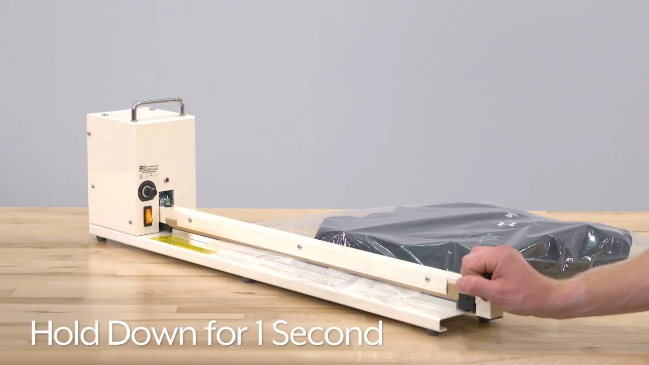 Extra Long Tabletop Impulse Sealers - YouTube