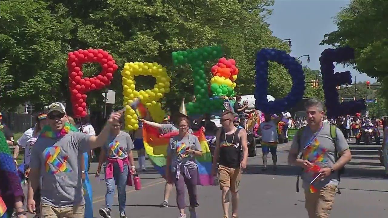 Buffalo celebrates Pride with parade and festival - YouTube