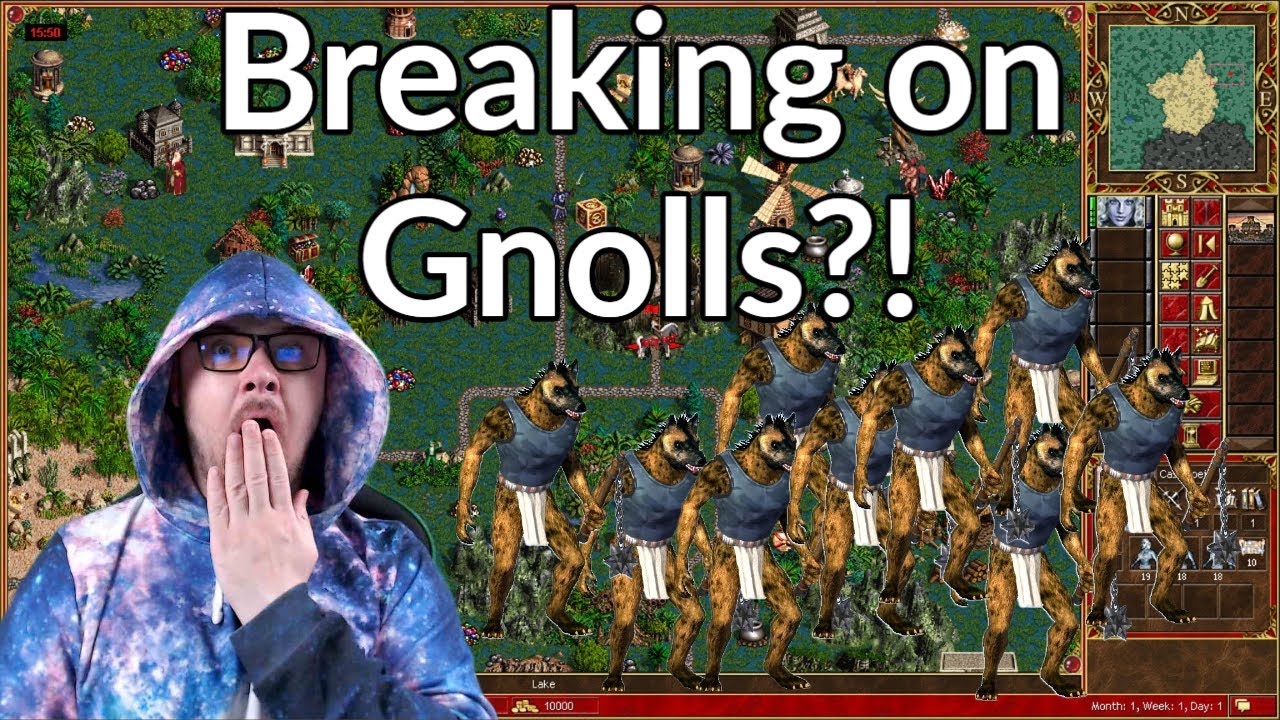 Breaking on Gnolls?! || Heroes 3 Fortress Gameplay | Jebus Cross | Alex ...