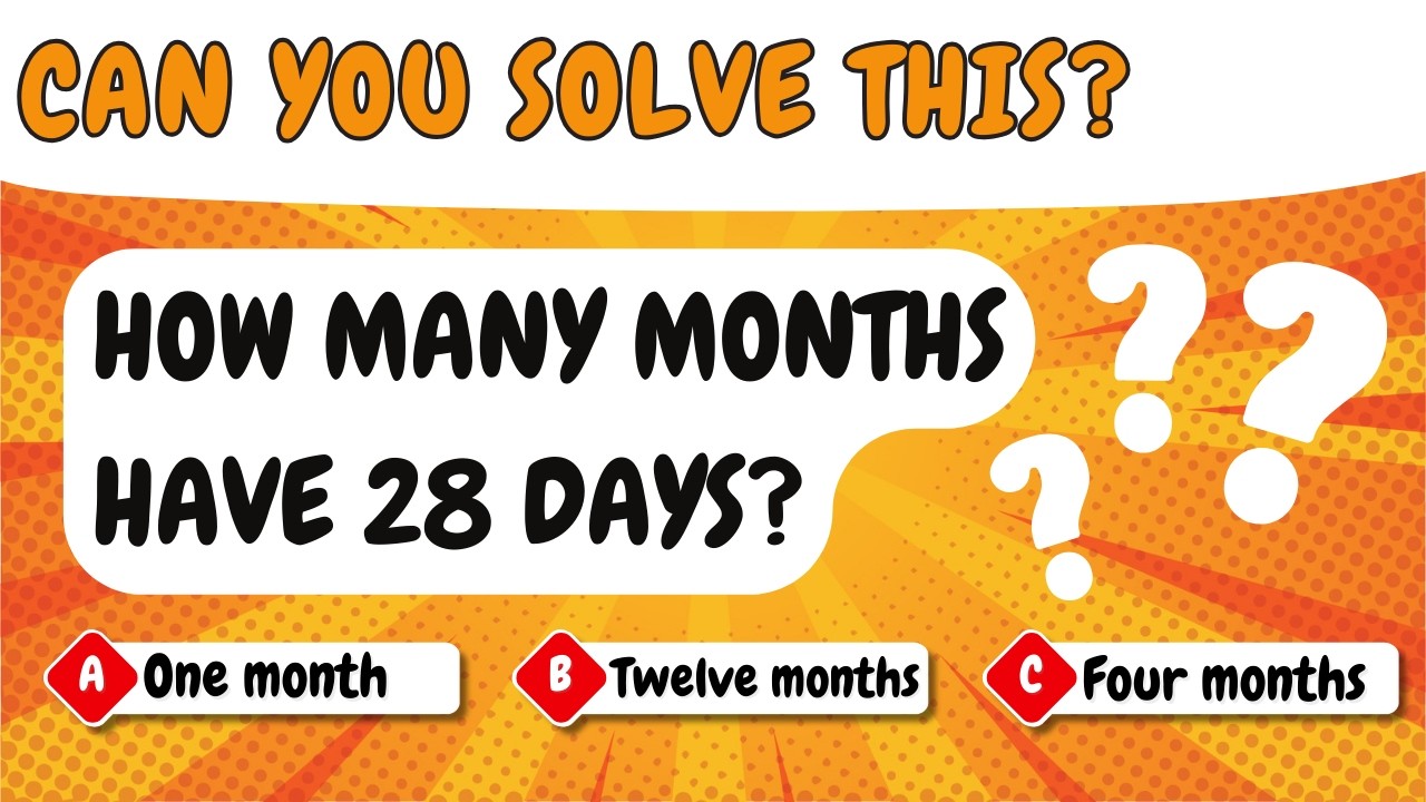 🚨 35 TRICKY Questions That Will TEST Your Common Sense – Can You ANSWER ...