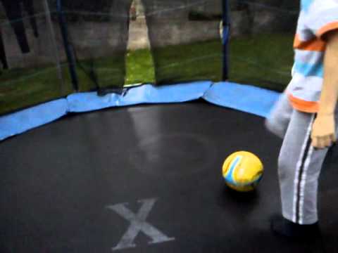 Best game of trampoline football ever - YouTube