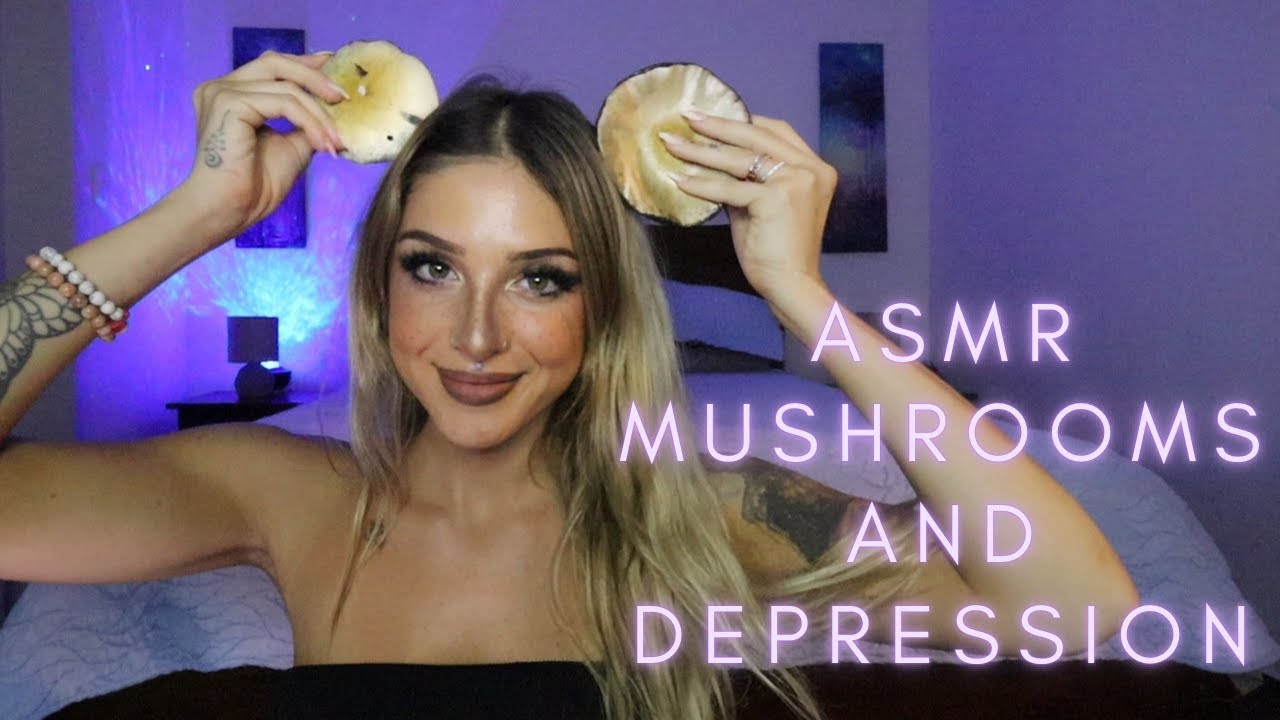 Magic ASMR Mushrooms 🍄 Reiki and Uplifting you🩵( Depression, positive energy, safe space) - YouTube