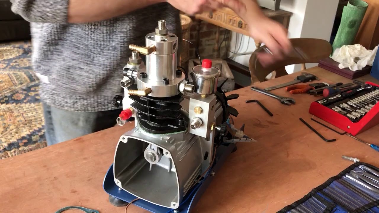 Yong heng compressor strip down and rebuild part 4 ( in-depth) - YouTube