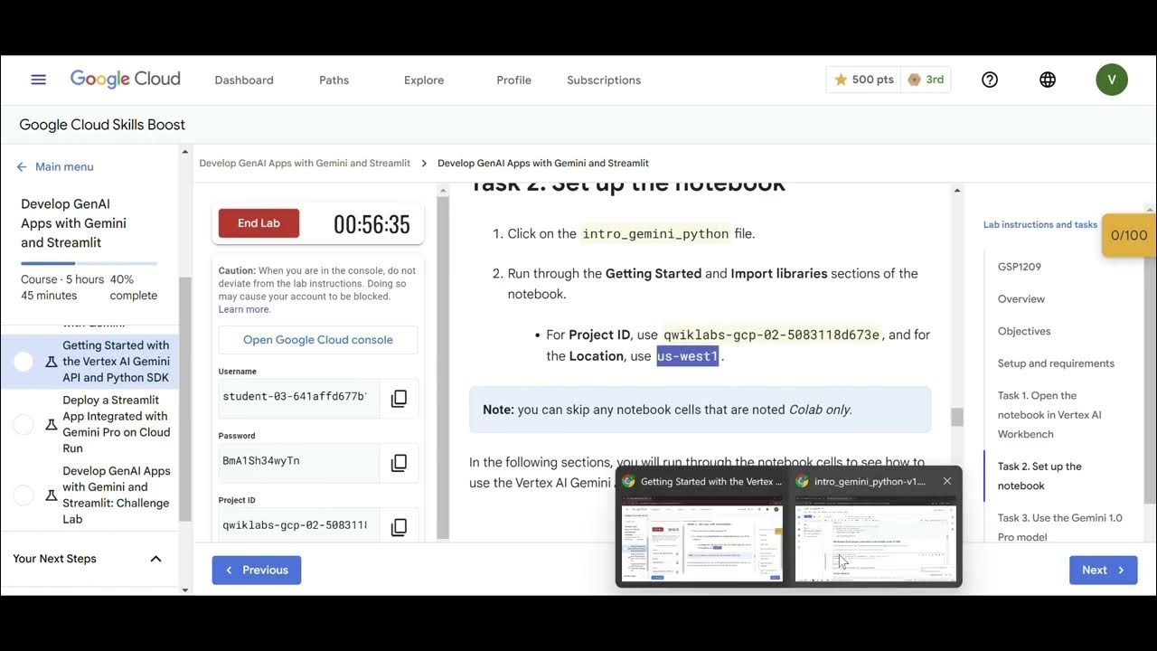 Getting Started with the Vertex AI Gemini API and Python SDK - Complete Solution - YouTube