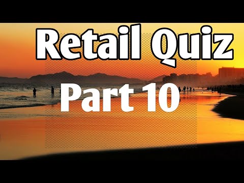 Retail Quiz Part 10 - YouTube
