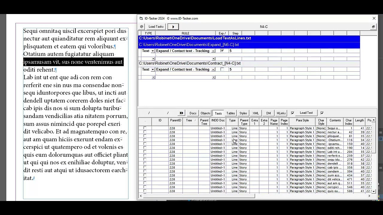 ID-Tasker and Ragged Lines - proof of concept - YouTube