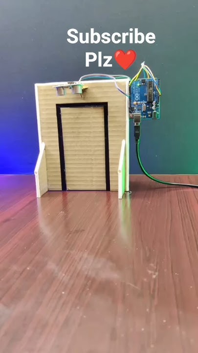 Automatic door open system using Arduino uno #arduino #electronics #arduinoproject #robotics ...