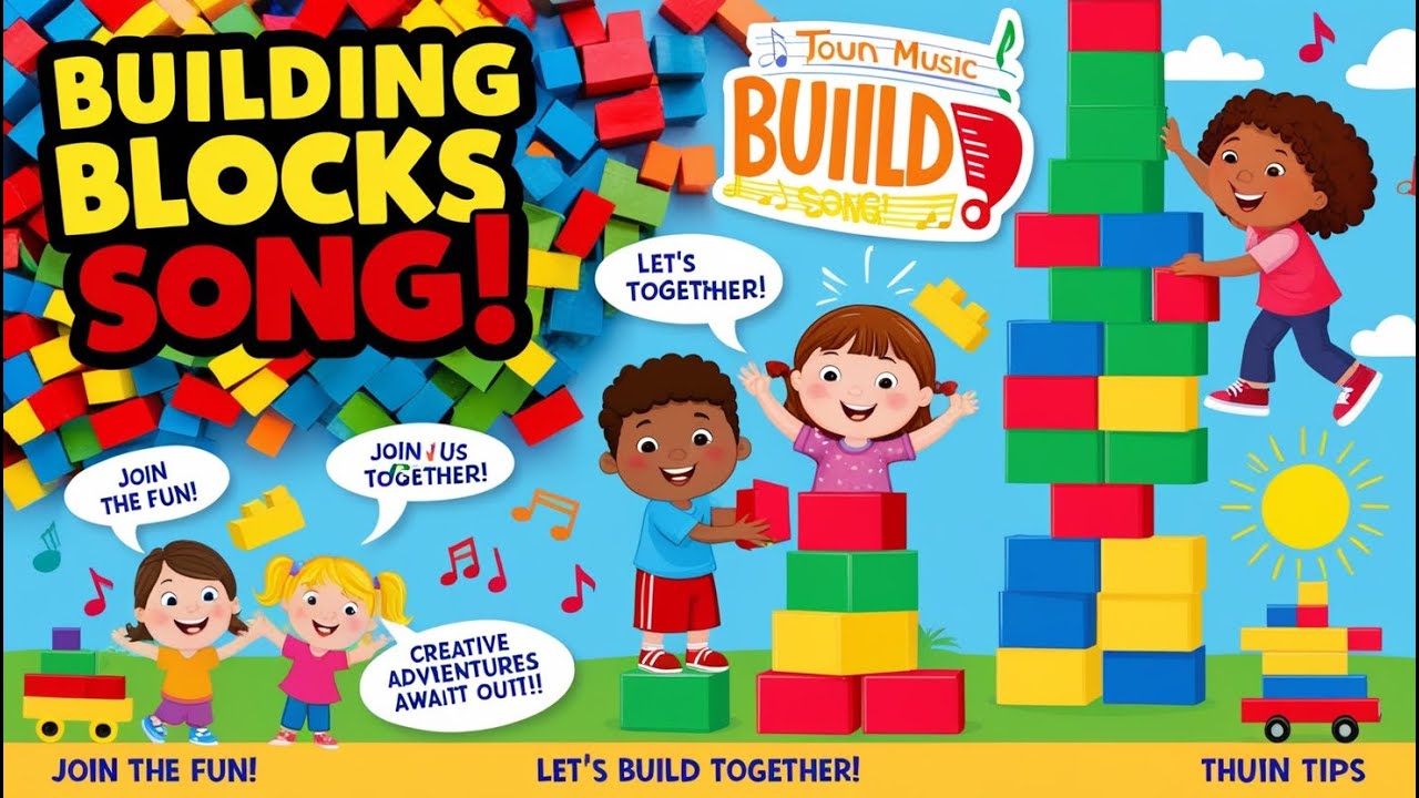 Building Blocks Song for Kids | Fun Learning Together with Colors ...