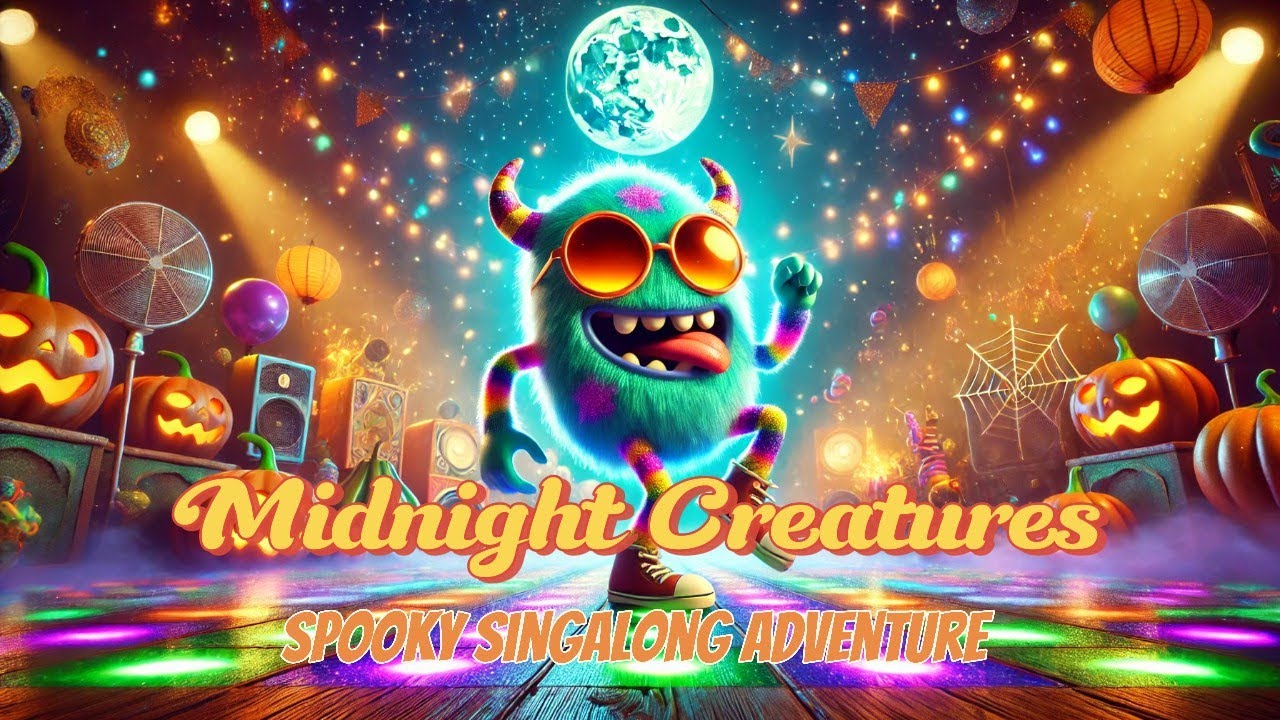 🌙 Midnight Creatures | Spooky Singalong Adventure 🎶👻 #MidnightCreatures ...