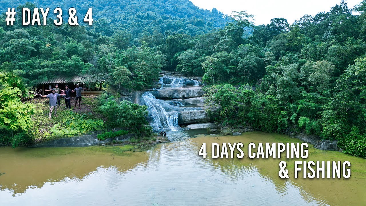 Found a Beautiful Waterfall and Lots of Fish in it | 4 Days Group ...