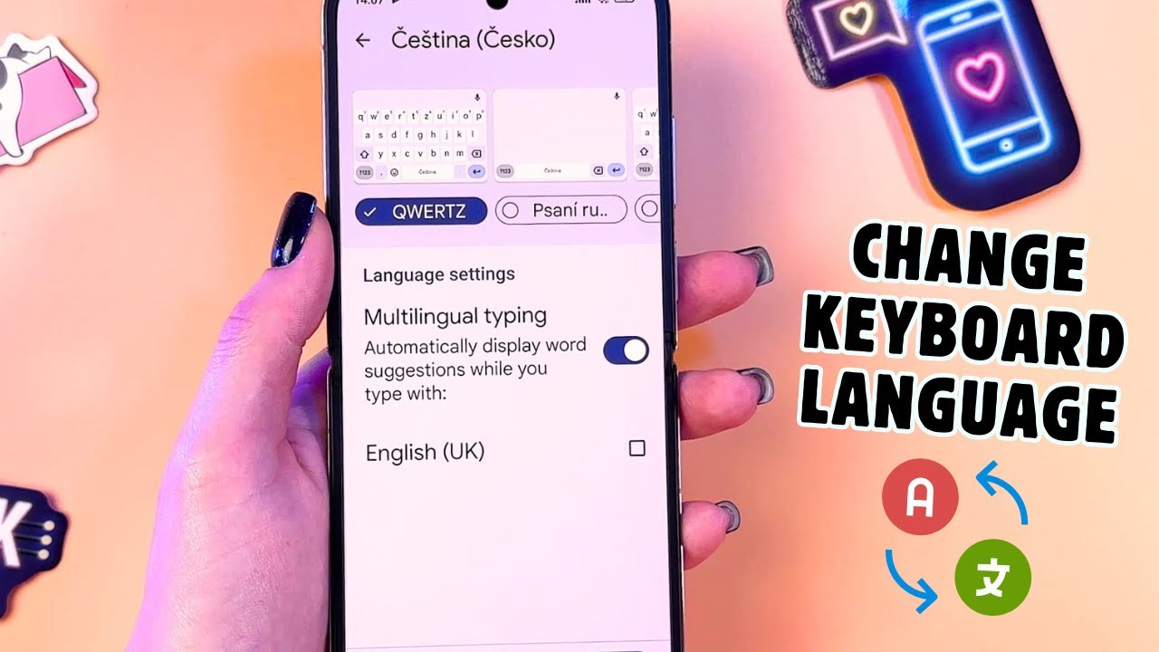 How to Change Keyboard Language on Xiaomi Mix Flip - YouTube