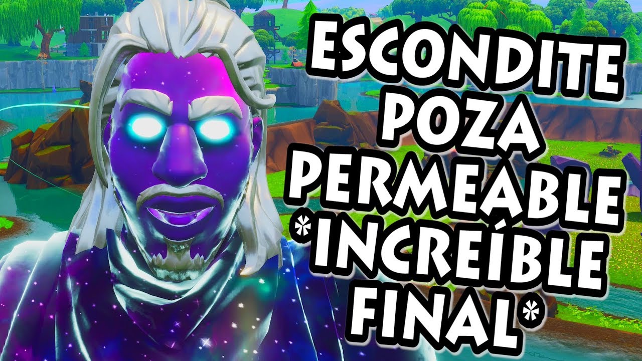 JUGANDO AL ESCONDITE en POZA PERMEABLE 😂 TIENES QUE VER EL FINAL 🤣 ...