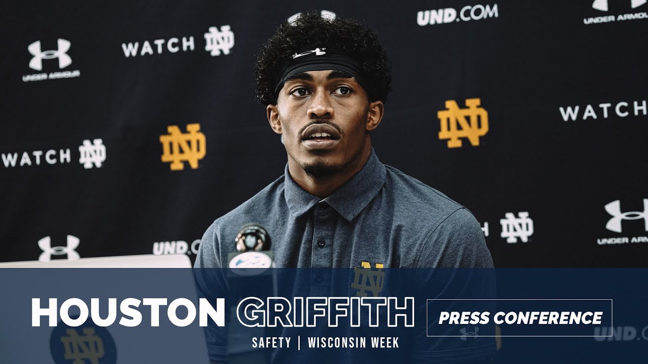 Notre Dame Safety Houston Griffith Looking Forward to Homecoming at ...