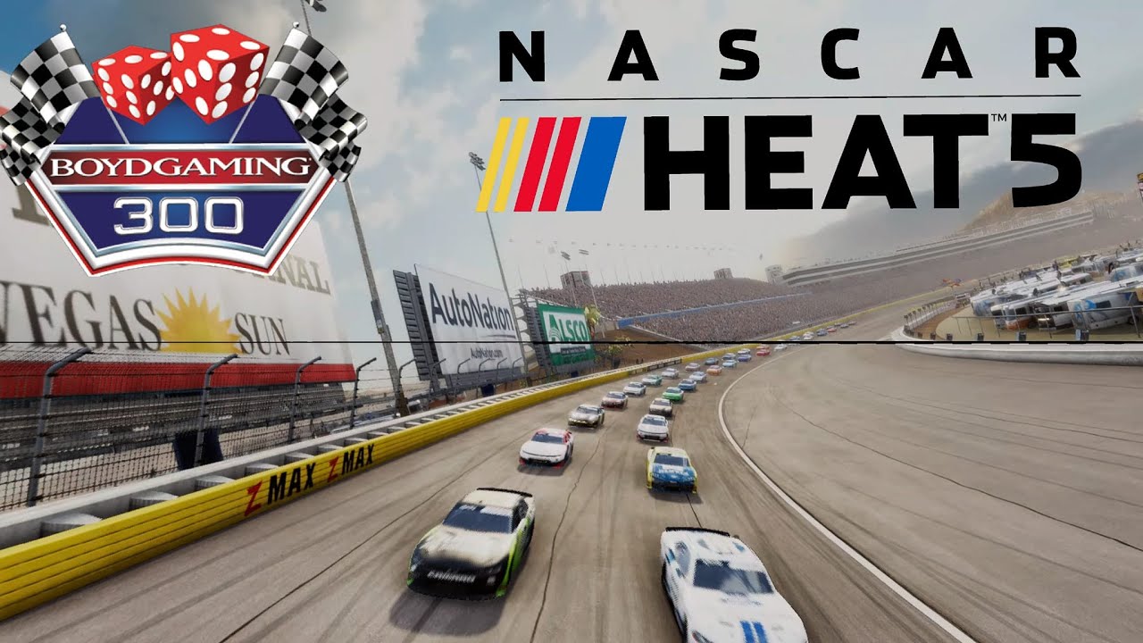 The Boyd Gaming 300 Career race #2 | NASCAR Heat 5 PS5 - YouTube