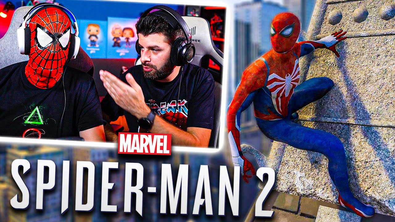 ΠΕΣΑΜΕ ΑΠΟ ΤΟ ΚΤΙΡΙΟ!😱 Spider-Man 2 Gameplay @TechItSerious - YouTube