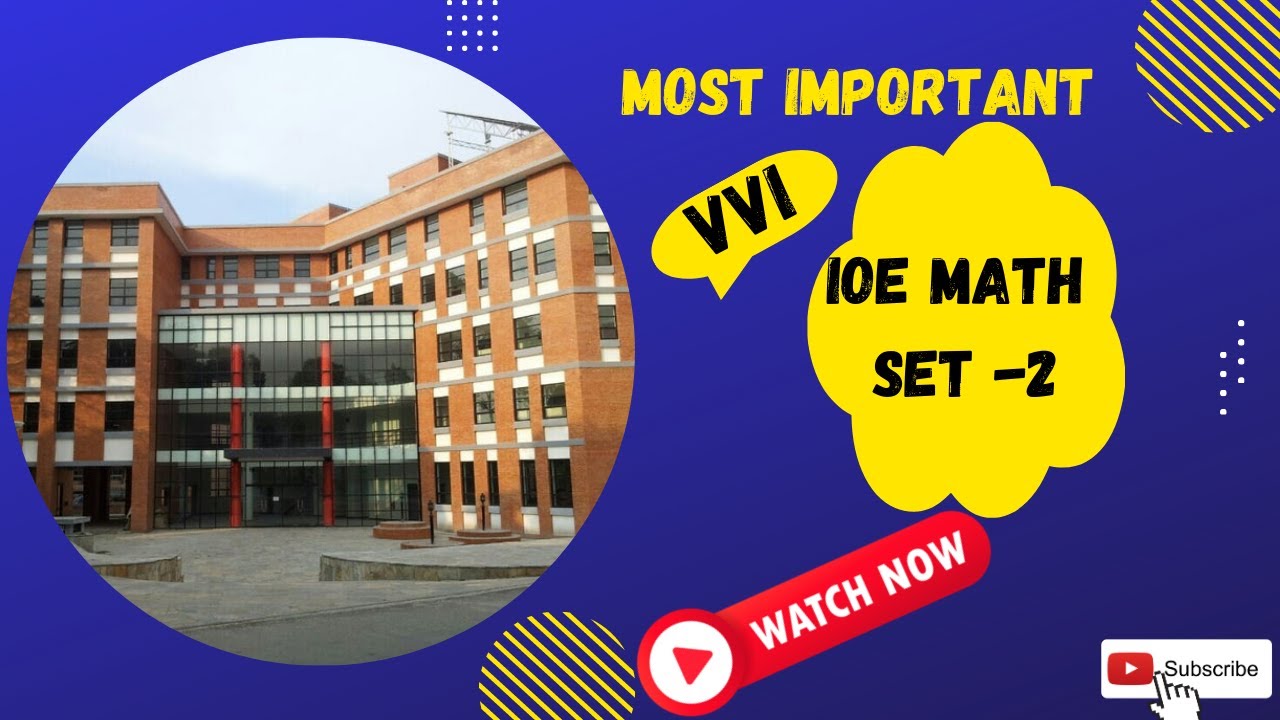 Math set-2 || For #ioe entrance preparation exam #engineering #math ...