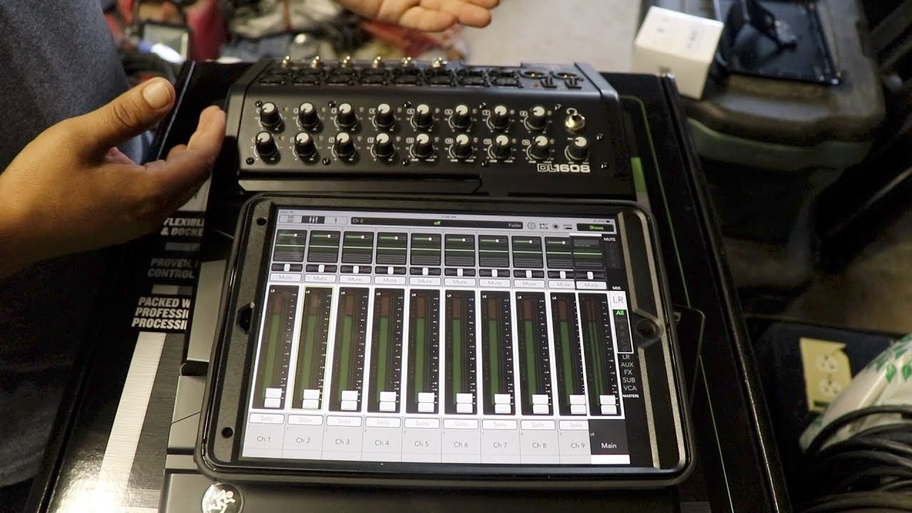 Mackie DL 1608 Tutorial Parte 1 Para JBL - YouTube
