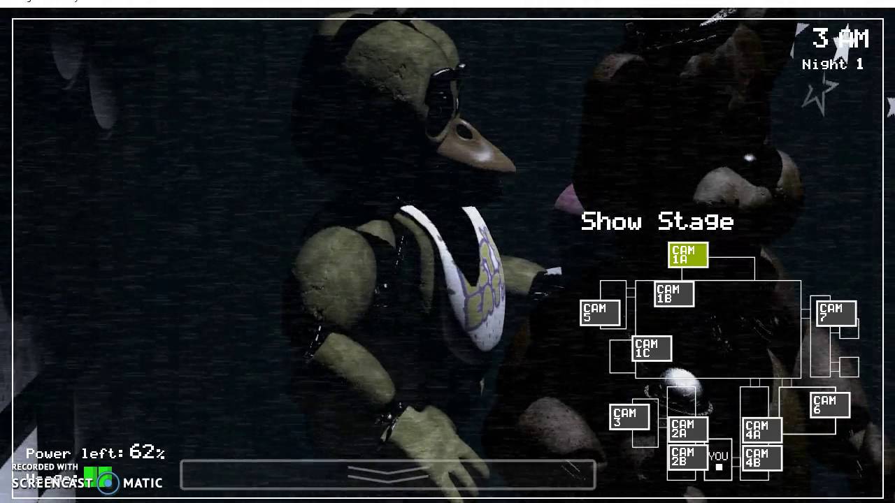 fnaf gameplay #1 - YouTube