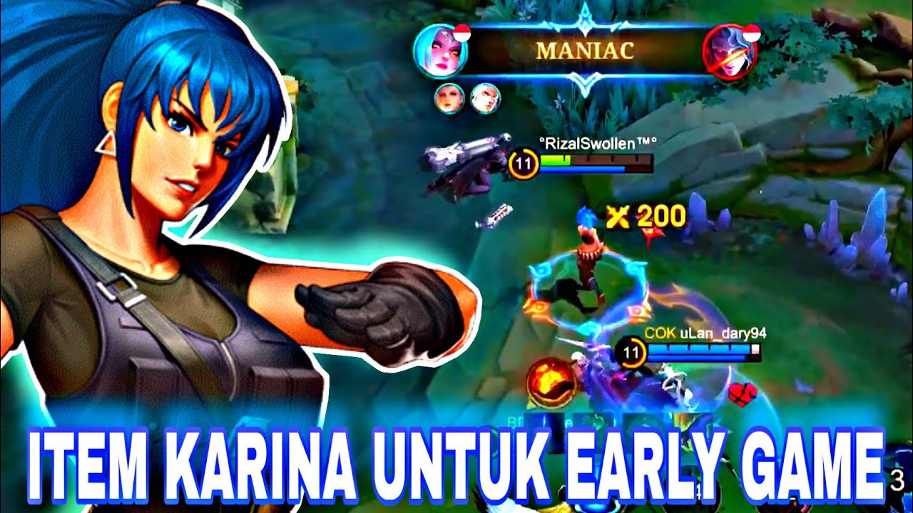 ITEM KARINA YANG ENAK UNTUK EARLY GAME l ITEM KARINA TERSAKIT 2026 ...