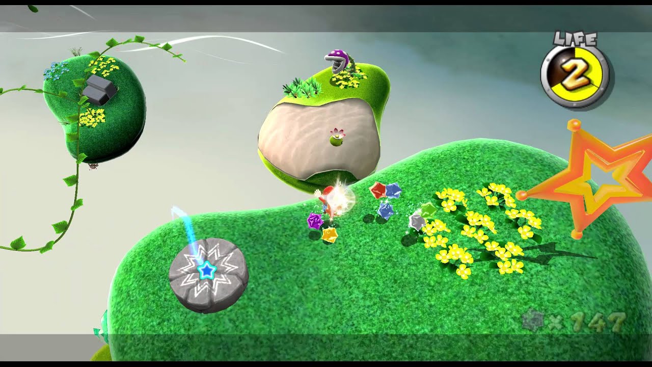 Super Mario Galaxy - Gusty Garden Galaxy - YouTube