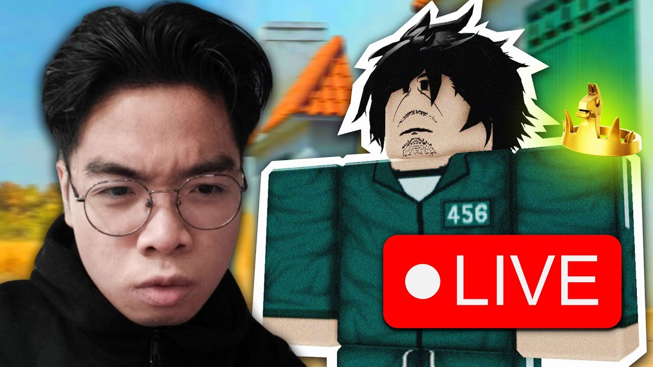 🔴 Beating ROBLOX SQUID GAME as ICONIC CHARACTERS - YouTube
