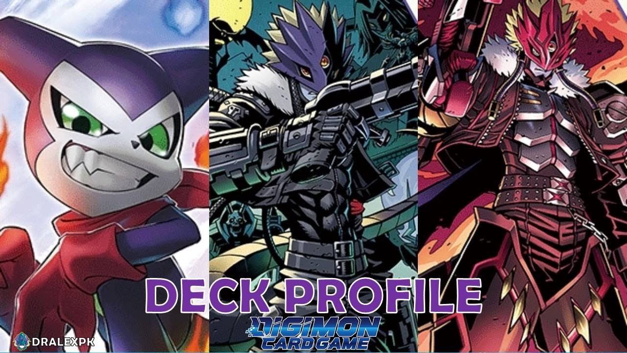 Digimon TCG | Beelzemon (Deck List + Duelos)(BT17) - YouTube