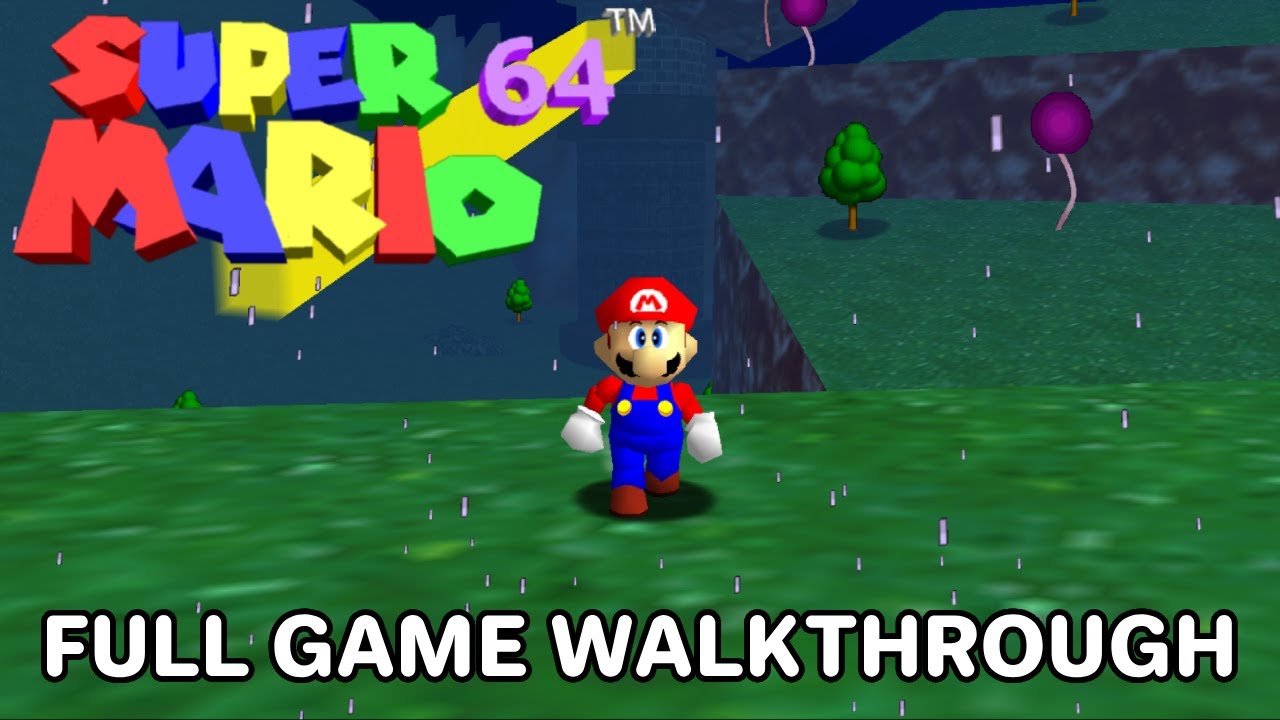 Super Mario 64 Beyond the Castle Walls - Full Game Walkthrough - YouTube