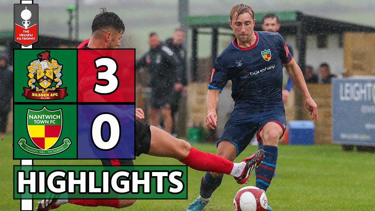 HIGHLIGHTS | Silsden AFC 3-0 Nantwich Town | Isuzu FA Trophy Second ...
