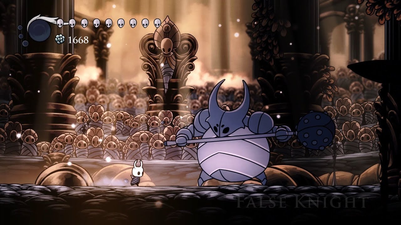 False Knight Boss Fight [Radiant difficulty] - Hollow Knight Godmaster ...