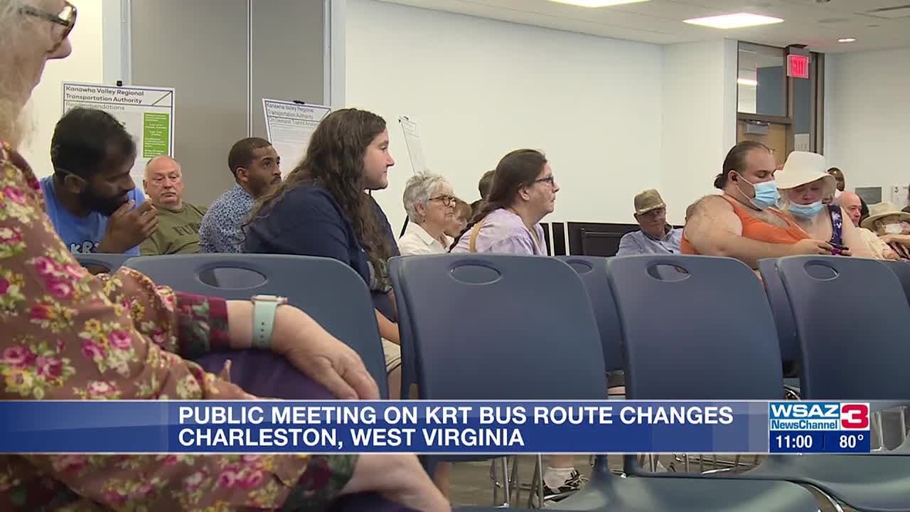 Public meeting held on KRT bus route changes - YouTube