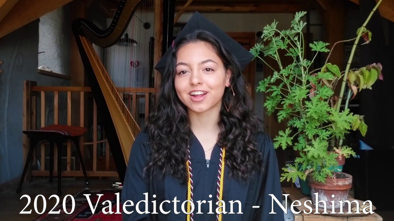 2020 Valedictorian Speech - Neshima '20 - YouTube