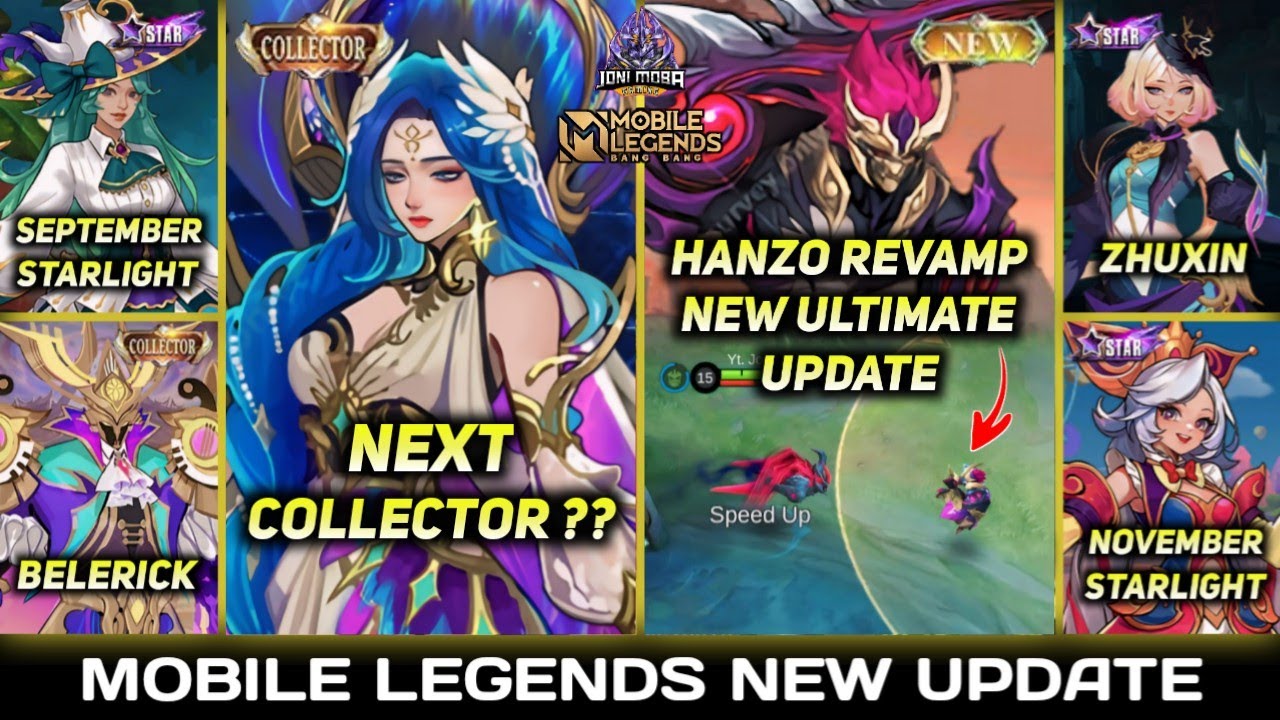 REVAMPED HANZO NEW SKILLS UPDATE, AURORA COLLECTOR, CICI STARLIGHT ...