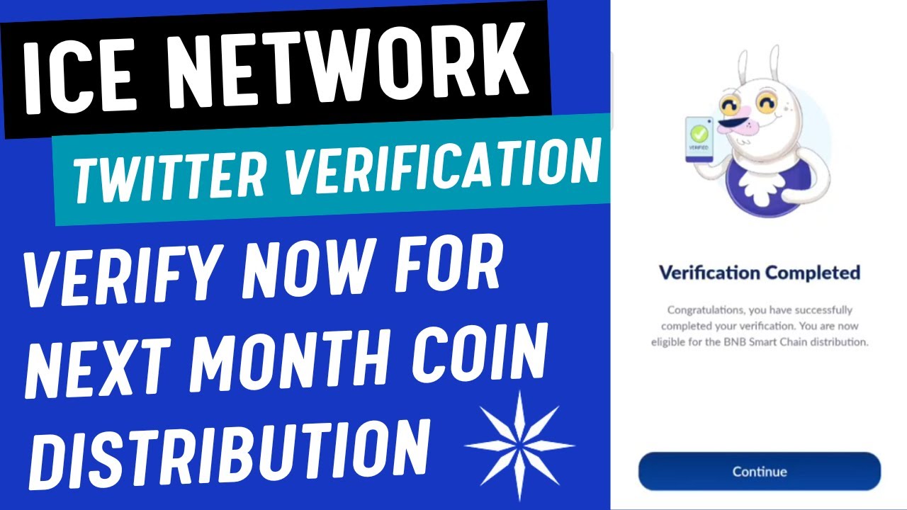 VERIFY NOW FOR NEXT MONTH ICE COIN DISTRIBUTION | ICE TWITTER ...