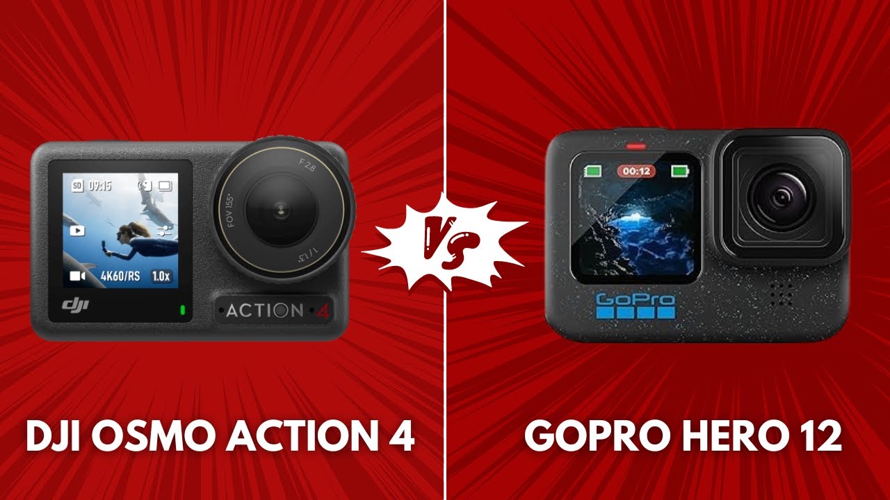 DJI Osmo Action 4 VS GoPro Hero 12 Black - YouTube