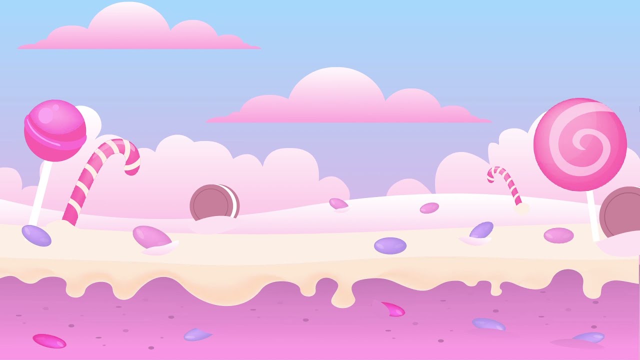 Candy Land - Free Cartoon Background Loop - YouTube