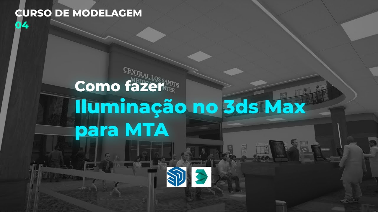 Iluminação no 3ds Max para MTA | Luzes LED e luzes do jogo - Curso como ...