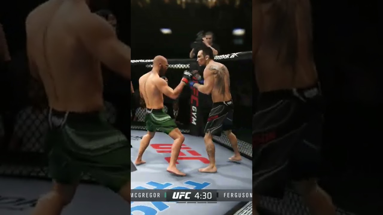 Tony Ferguson gets KO'd by McGregor - YouTube