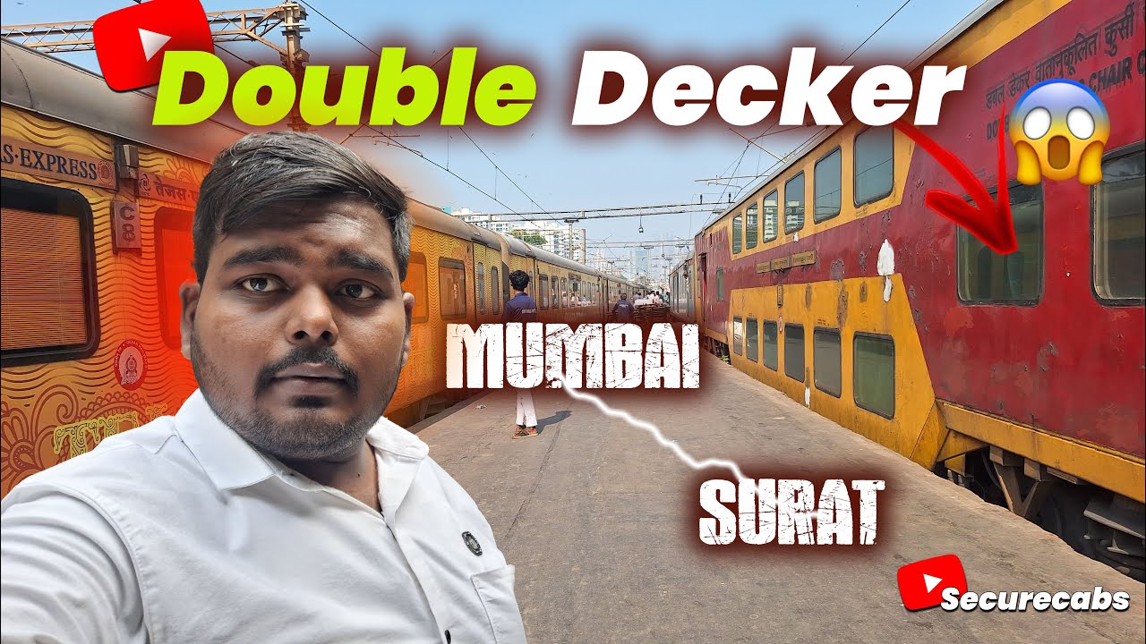 SURAT to MUMBAI || Full Train Journey || Train No.12932 Mumbai Central ...