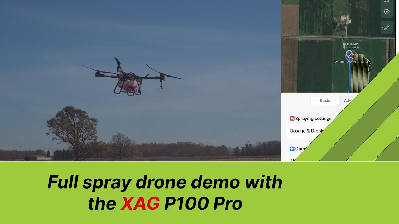 XAG P100 Pro Full Demo - YouTube