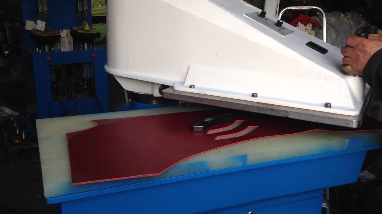 SAMCO SB25 SWING BEAM CLICKER PRESS - YouTube