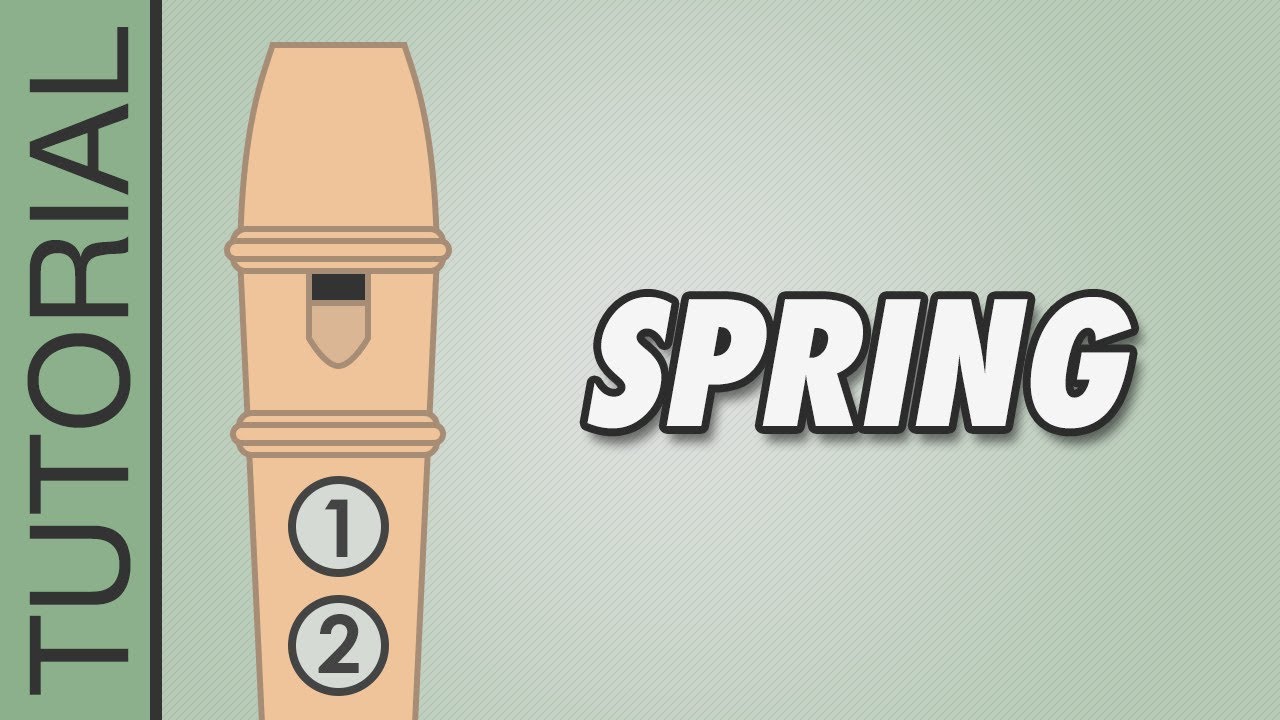 Vivaldi - Spring - Recorder Tutorial - YouTube