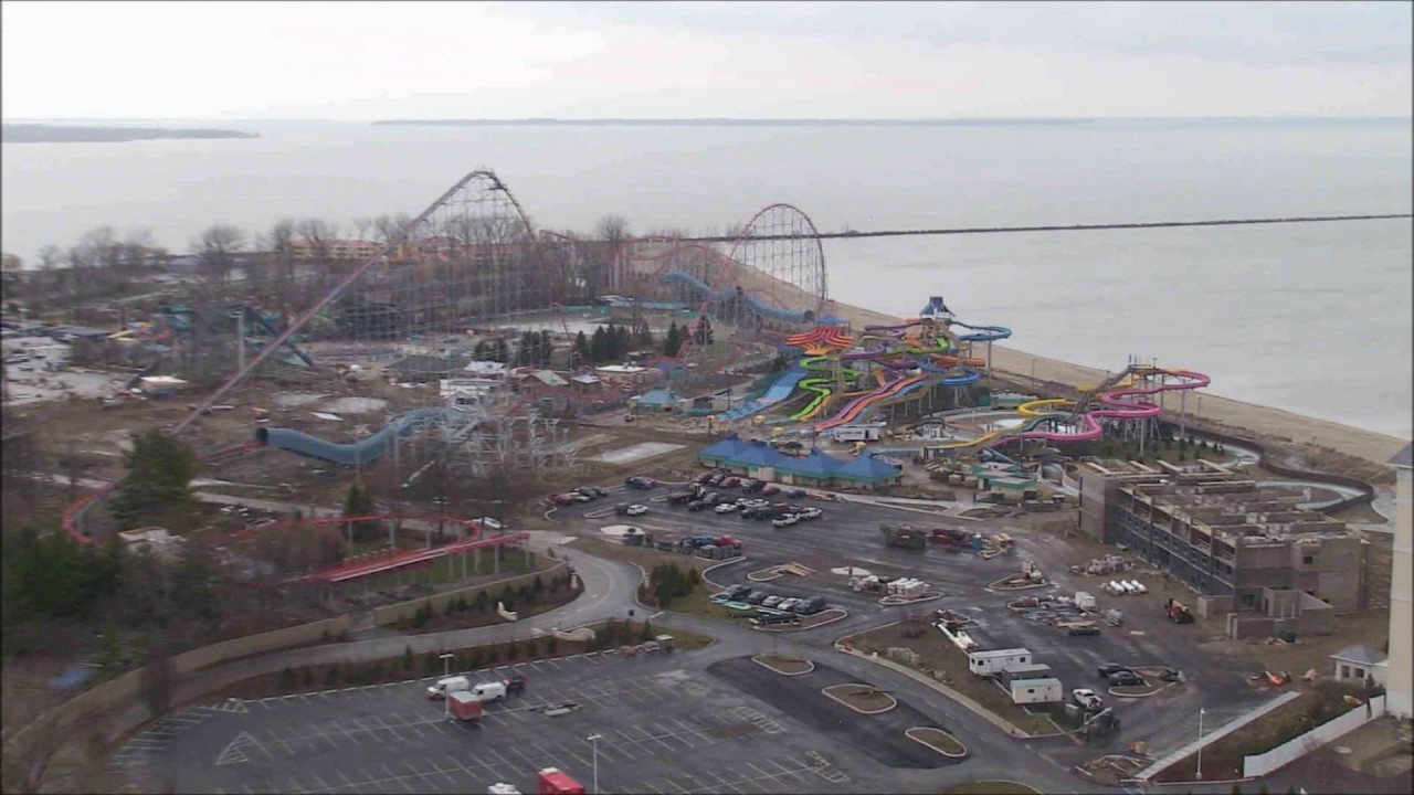 Cedar Point 2017: Cedar Point Shores Construction Ten-Week Time Lapse ...