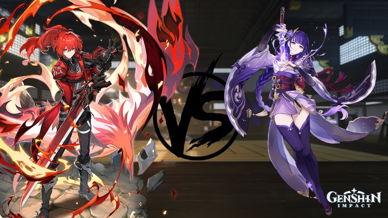 | Genshin Impact | Diluc VS Raiden | Diluc's Resolve! | - YouTube